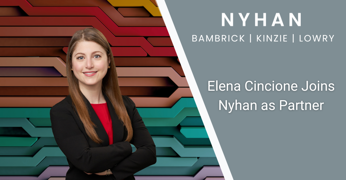 Nyhan Welcomes Partner Elena Cincione - Nyhan, Bambrick, Kinzie ... Nyhan Welcomes Partner Elena Cincione - Nyhan, Bambrick, Kinzie ...